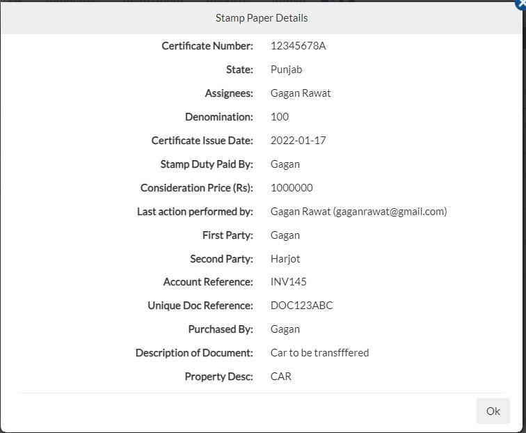 Single Stamp Paper MSB Smart Document Solutions